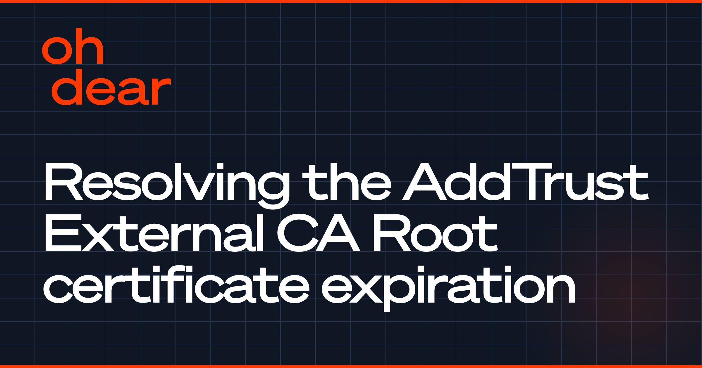 Resolving the AddTrust External CA Root certificate expiration